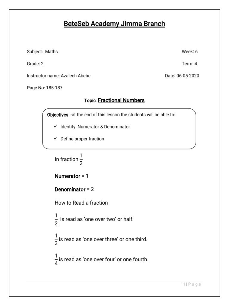 Math-Grade-2 Week 6 | PDF