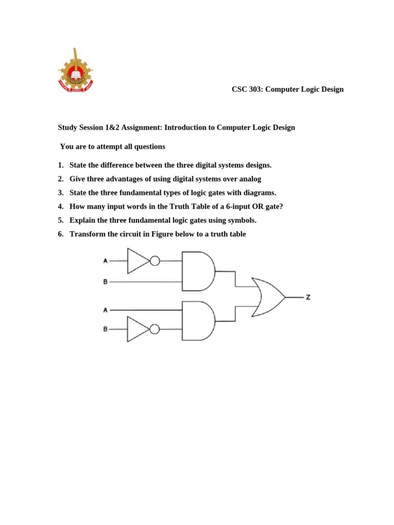 Study Session 1 Assignment | PDF | Computers