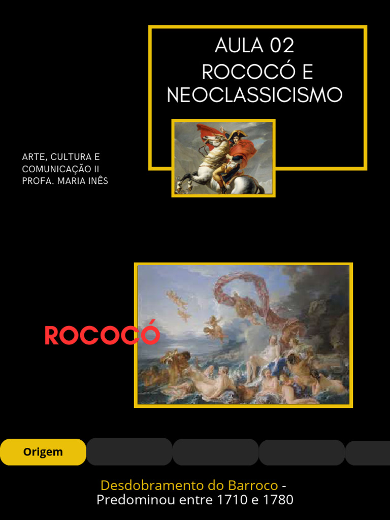 AULA_02_-_Rococó_e_Neoclassicismo | PDF