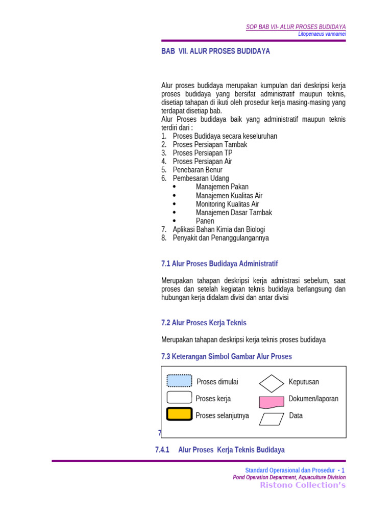 Alur Proses Budidaya | PDF