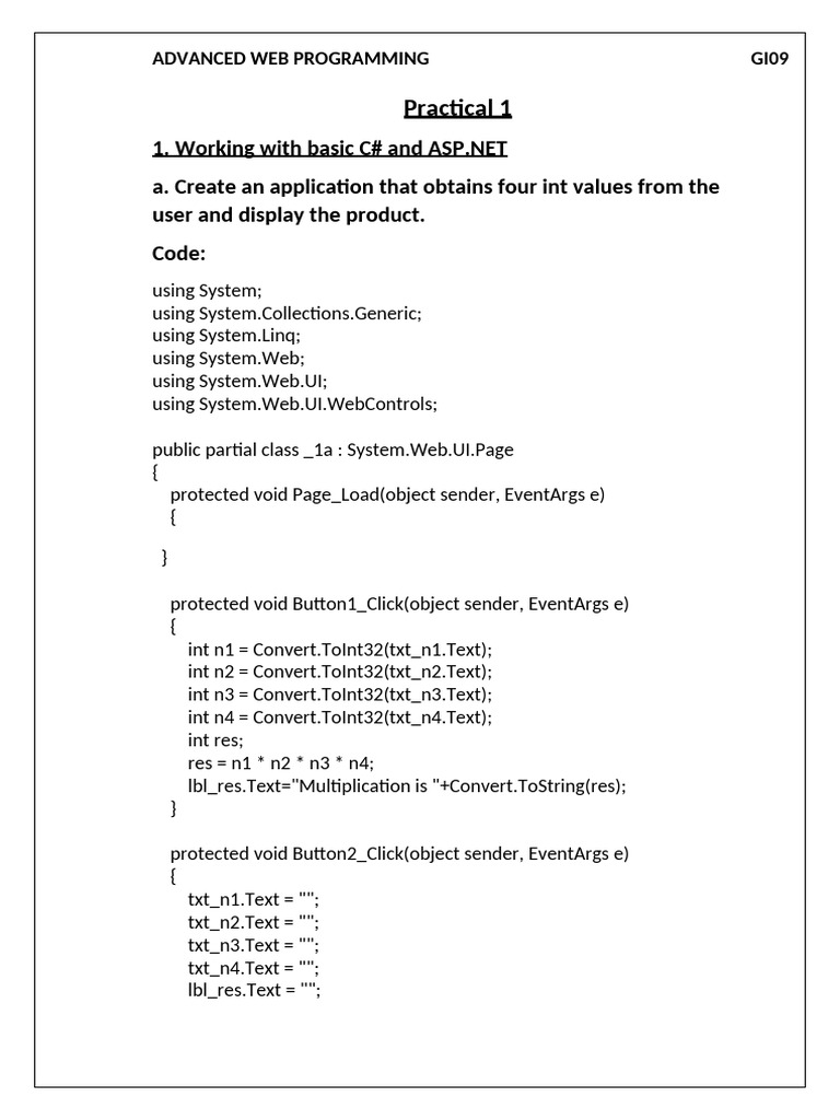 AWP practical (1) | PDF | Web Development | Http Cookie