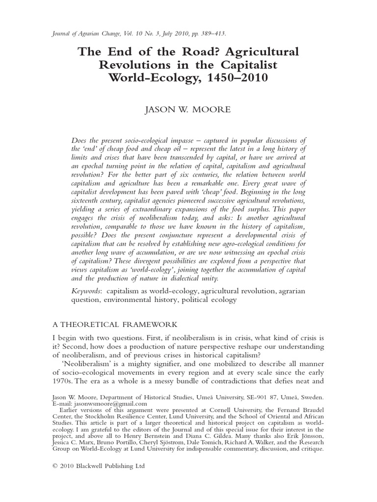 Capitalism's Agricultural Revolutions | PDF | Capitalism | Neoliberalism