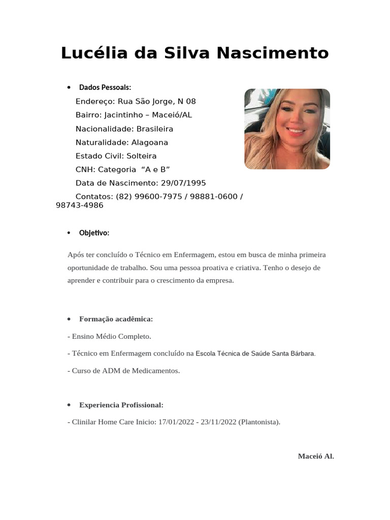 Curriculo atualizado | PDF