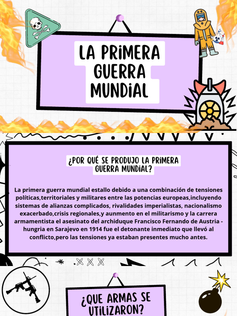 La Primera Guerra Mundial | PDF | Primera Guerra Mundial | Militar
