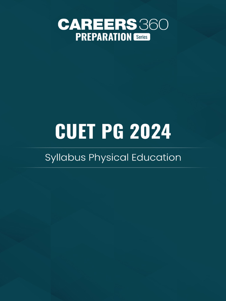 CUET PG 2024 Syllabus Physical Education - 1729517904532 | PDF | Sports ...
