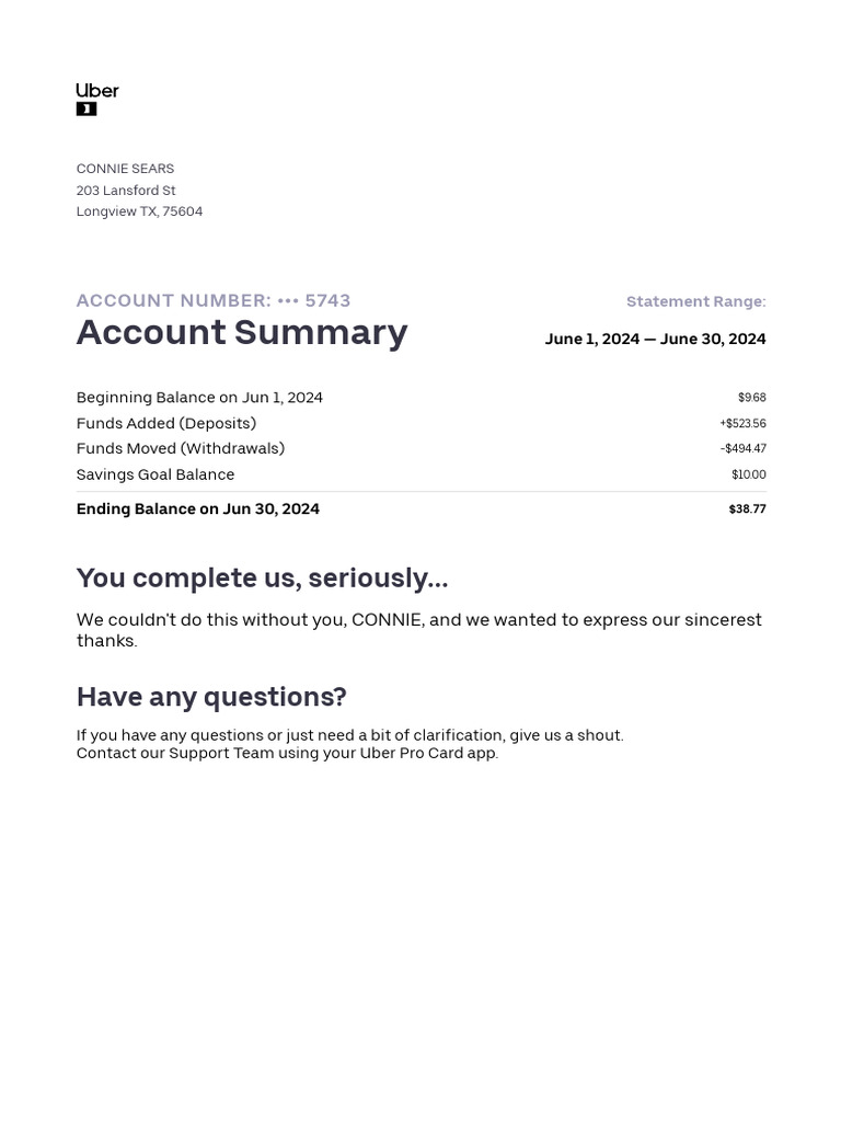 Uber FMT | PDF | Service Industries | Banking