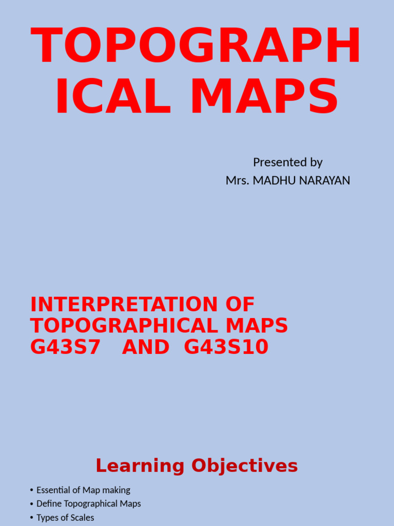 Topographical Maps | PDF | Topography | Map