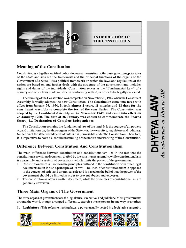 Constitutional Material | PDF