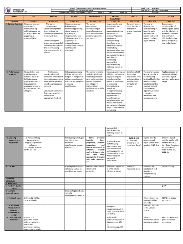 Quarter 2 Week 3 Day 2 | PDF