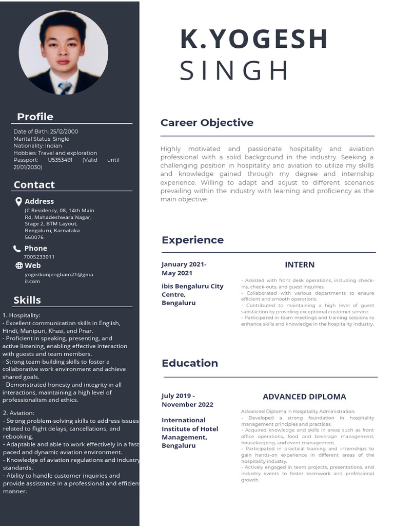 Yogesh, Resume | PDF | Team Building | Cognition
