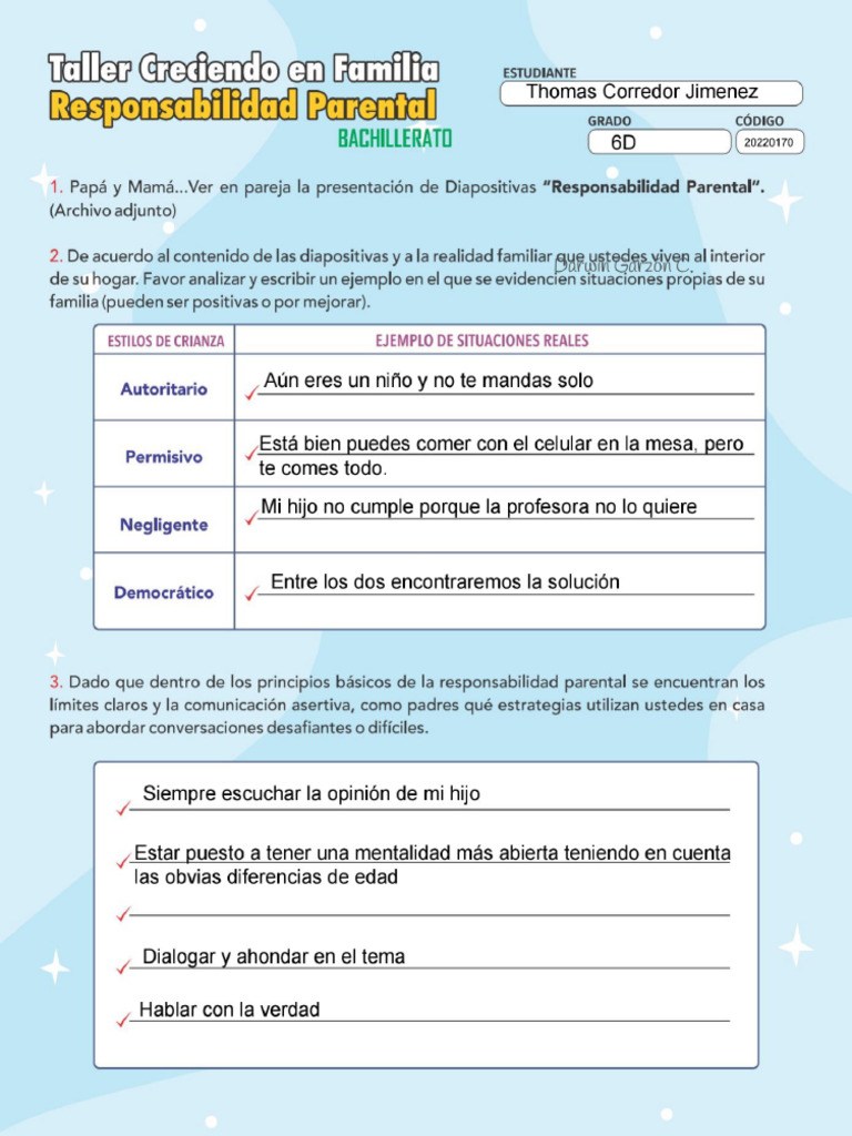 Taller Thomas | PDF