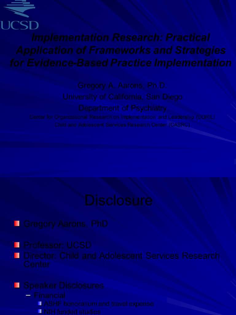 Ebp Implementation Framework and Strategies Attention First | PDF | Leadership | Policy