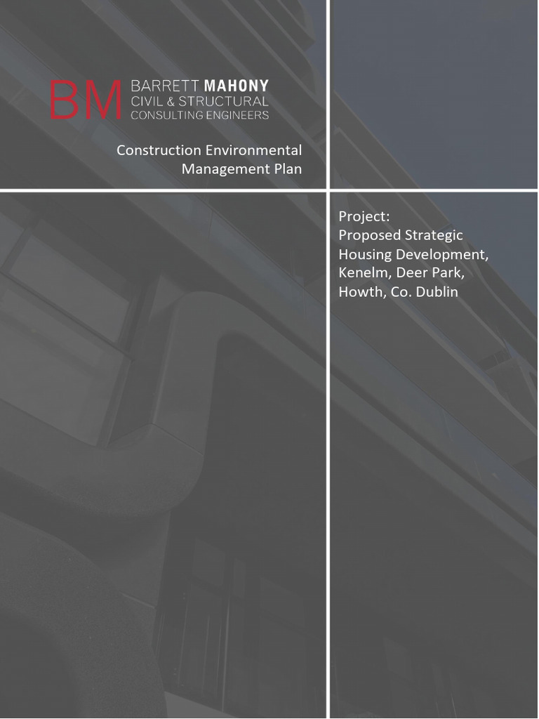 Construction Environmental Management Plan | PDF | Air Pollution | Waste