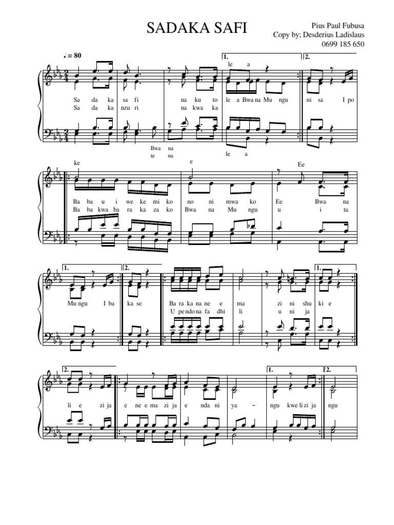 Sadaka Safi Corrected | PDF