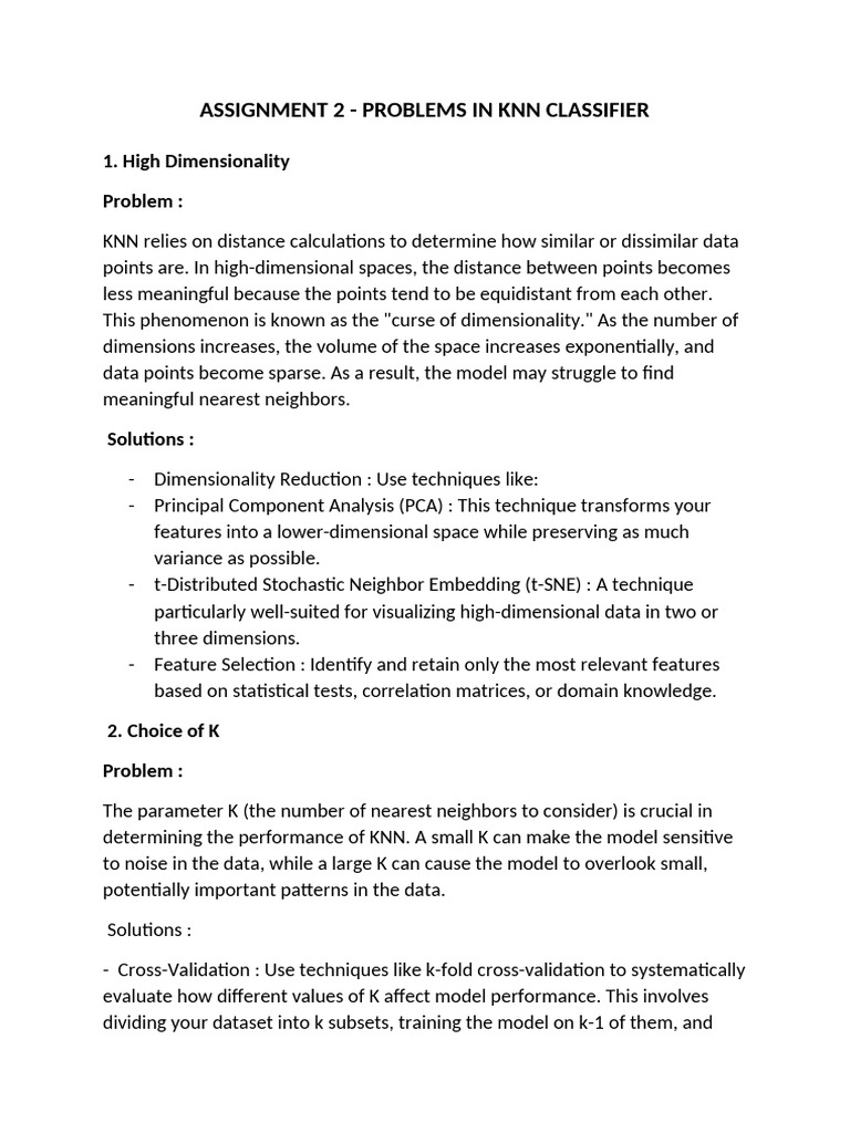 Assignment 2 | PDF | Cross Validation (Statistics) | Outlier