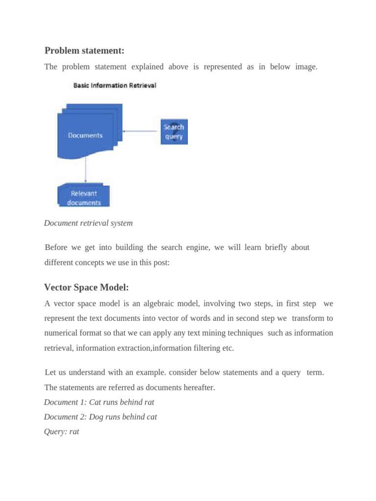 Vector Space Model | PDF