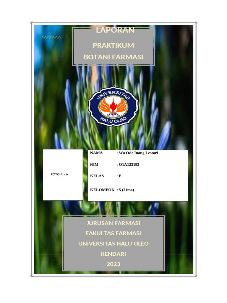 Cover Laporan Botani 2023 | PDF