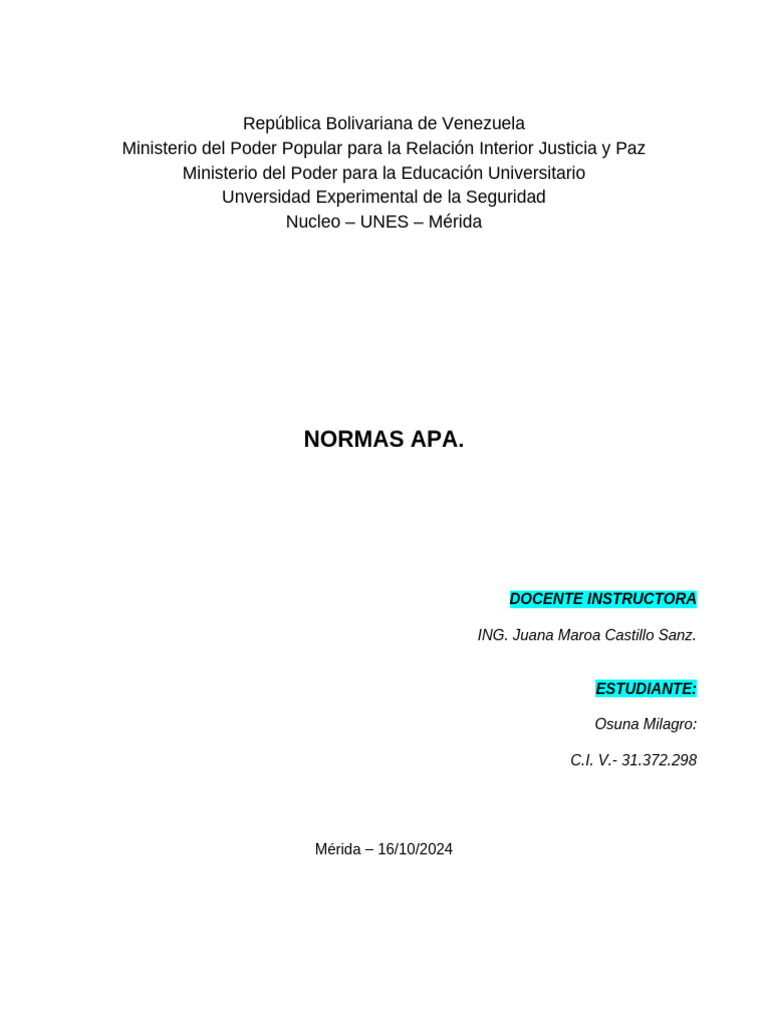 Guía Completa de Normas APA | PDF | Sumario abstracto) | Estilo apa