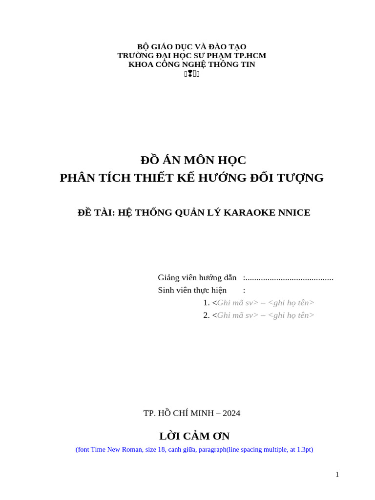 Qui Dinh Mau Trinh Bay Tieu Luan - PTTK HDT - 2024 | PDF