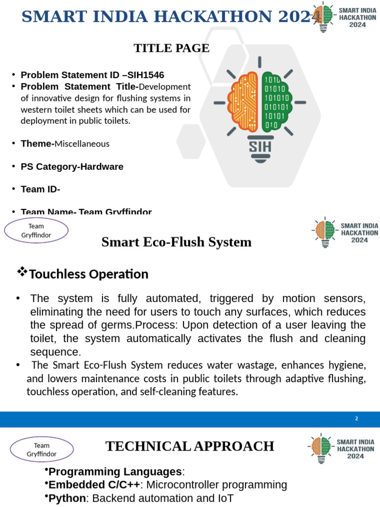 Hackathon Gryffindor | PDF | Internet Of Things | Automation