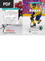 3discover Ice Hockey Reading Comprehension Sheets | PDF | Ice Hockey ...