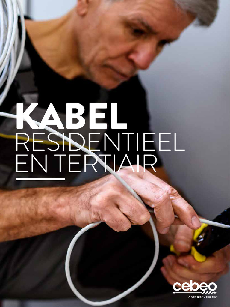Cebeo Kabelcataloog - Residentieel en Tertiair | PDF
