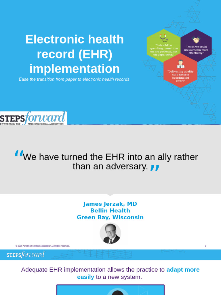 Ehr Implementation Steps Interoperability | PDF | Electronic Health ...