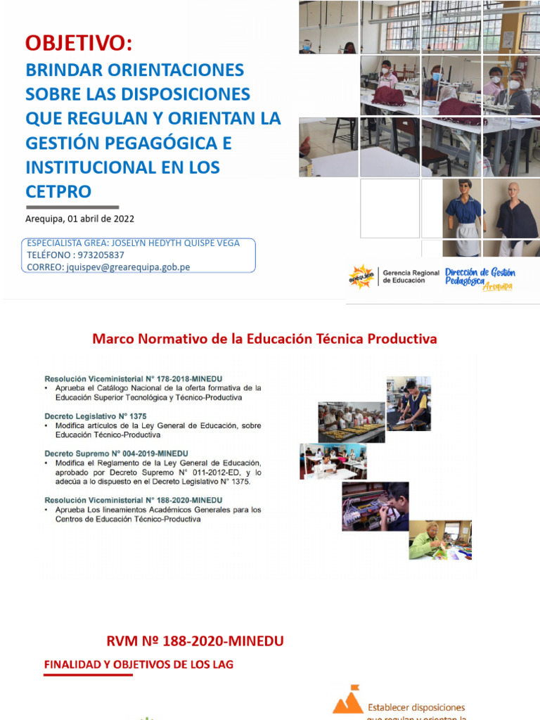 At Cetpro | PDF | Plan de estudios | Planificación