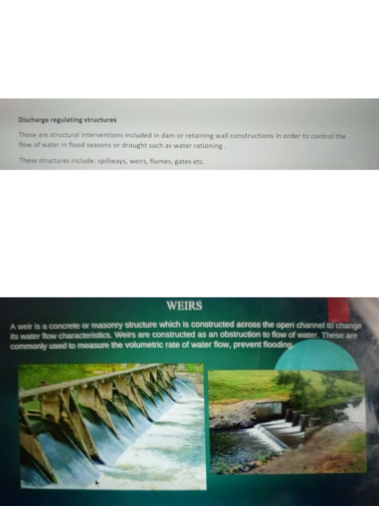 Discharge Regulating Structures | PDF