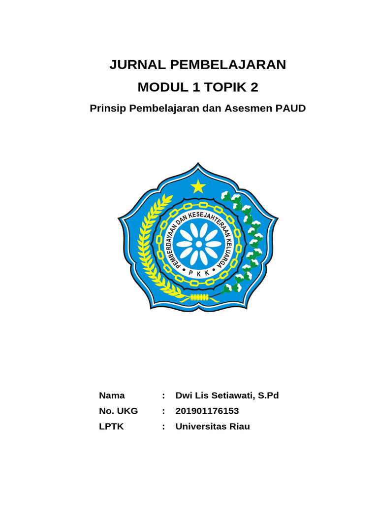 Jurnal Lis Pembelajaran Modul 1 Topik 2 | PDF