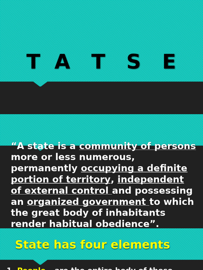 Understanding State and Non-State Entities | PDF | State (Polity ...