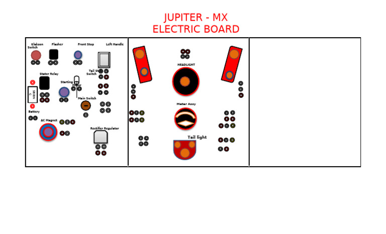 Jupiter MX Electrical Diagram | PDF