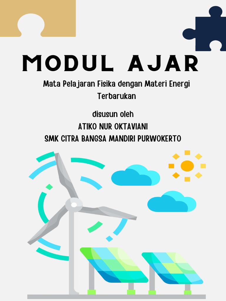 Modul Ajar Energi Terbarukan - Compressed | PDF