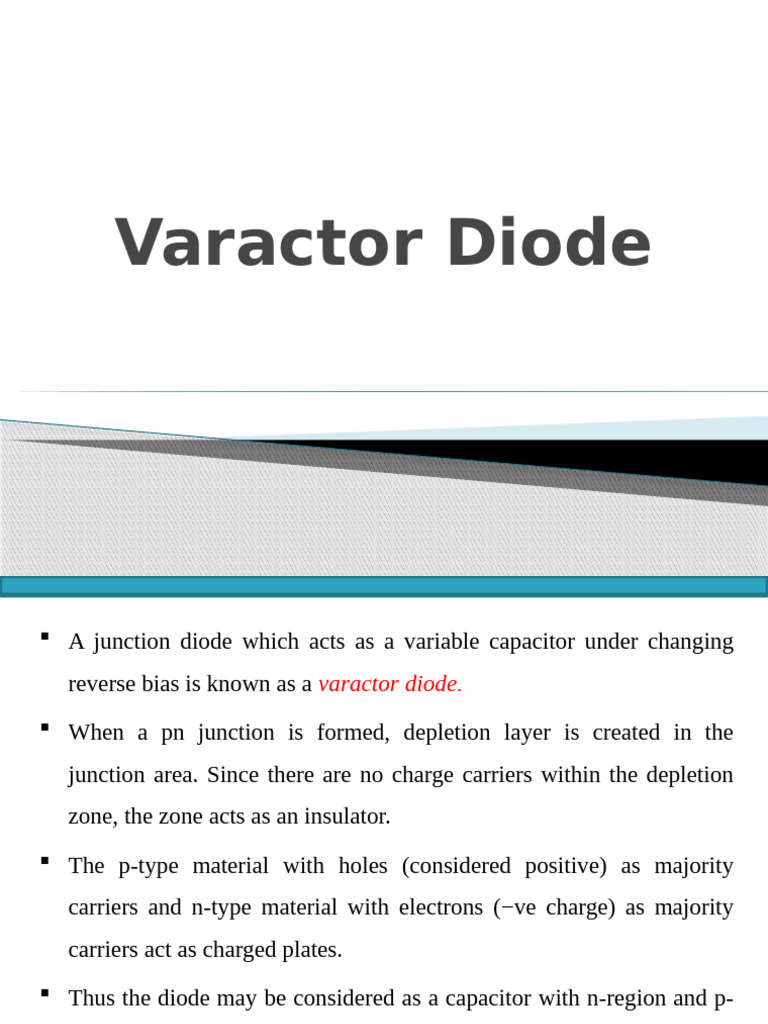 13 Varactor Diode | PDF