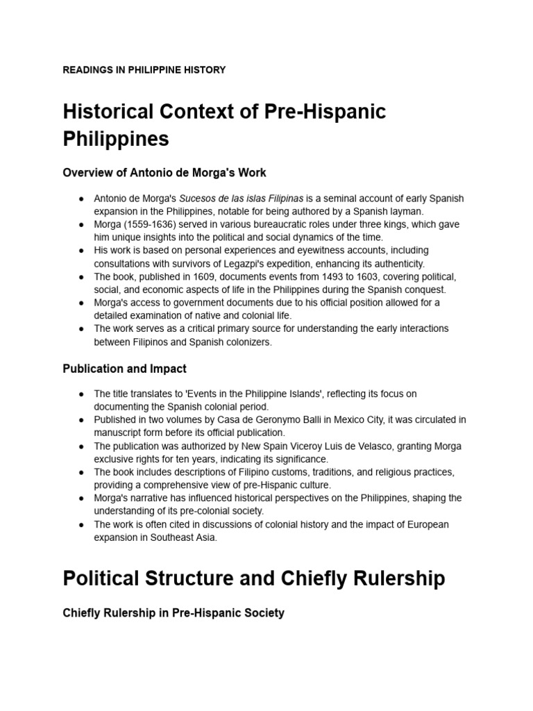 READINGS IN PHILIPPINE HISTORY | PDF | Spanish Colonization Of The Americas | Spanish Empire