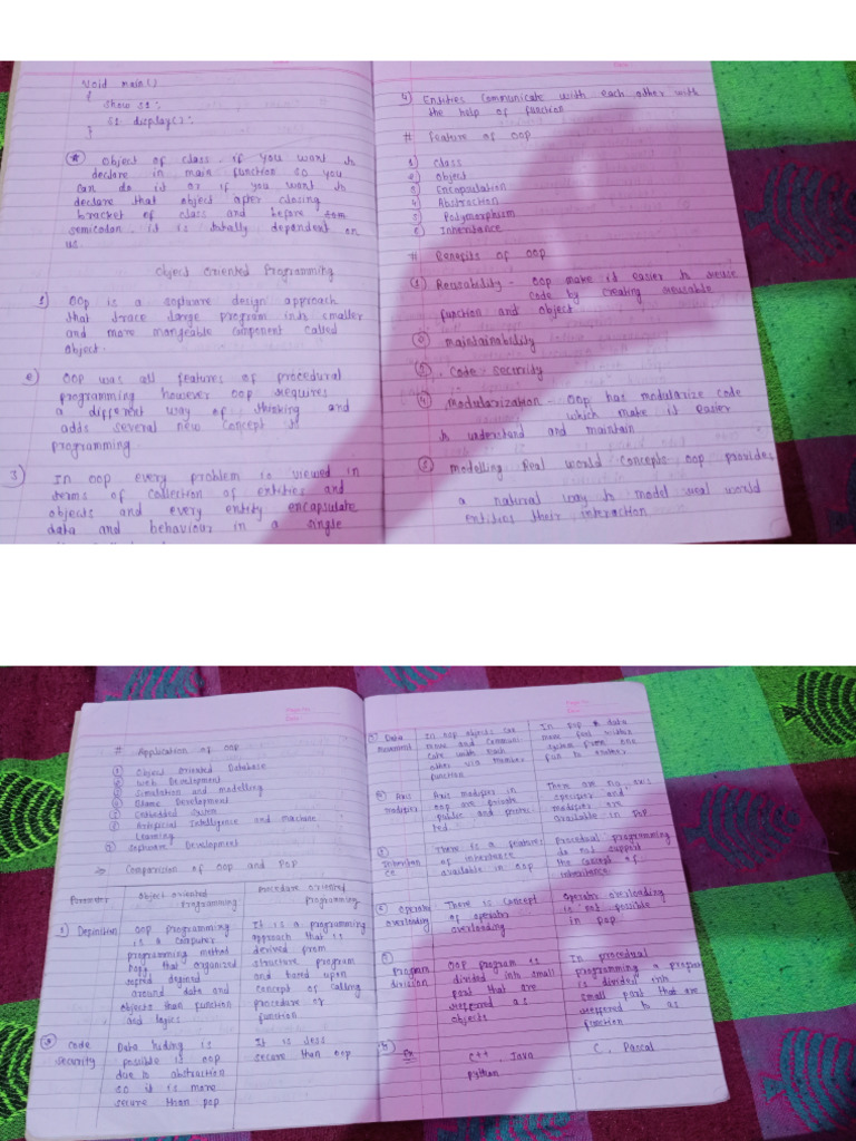 Oops First Unit | PDF