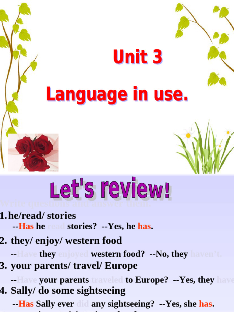 Module 2 Experiences.Unit 3 Language in use 课件 (4) (共14张PPT) | PDF