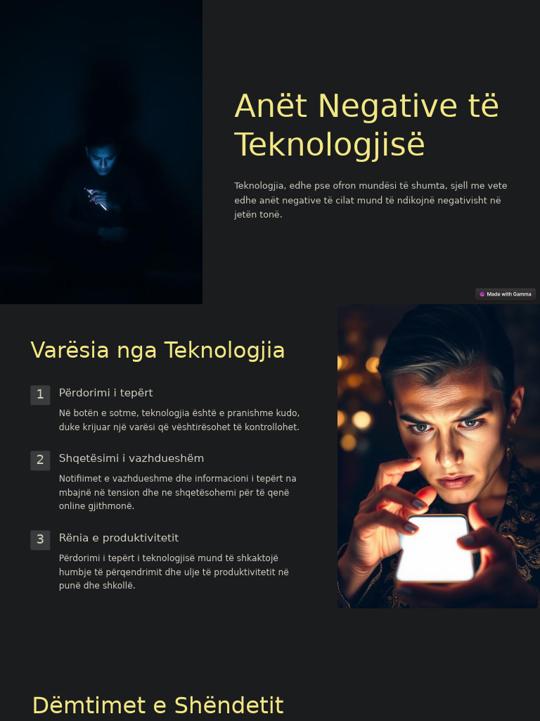 Anet Negative Te Teknologjise | PDF