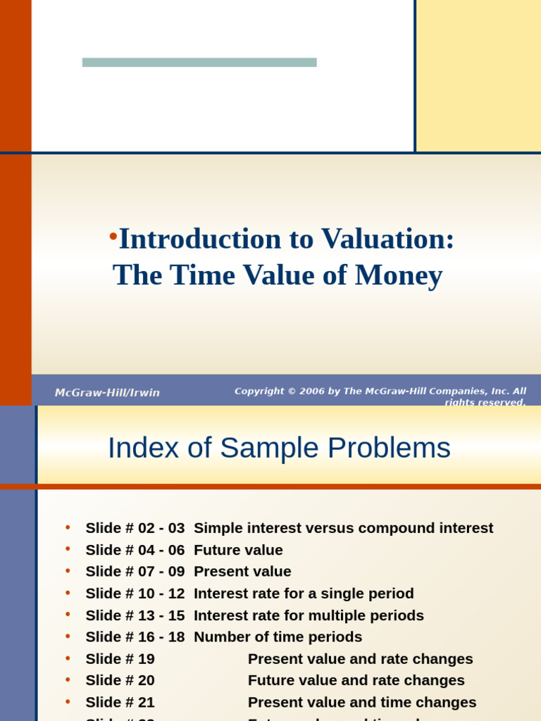 TVM 01 Solutions Ross | PDF | Present Value | Interest