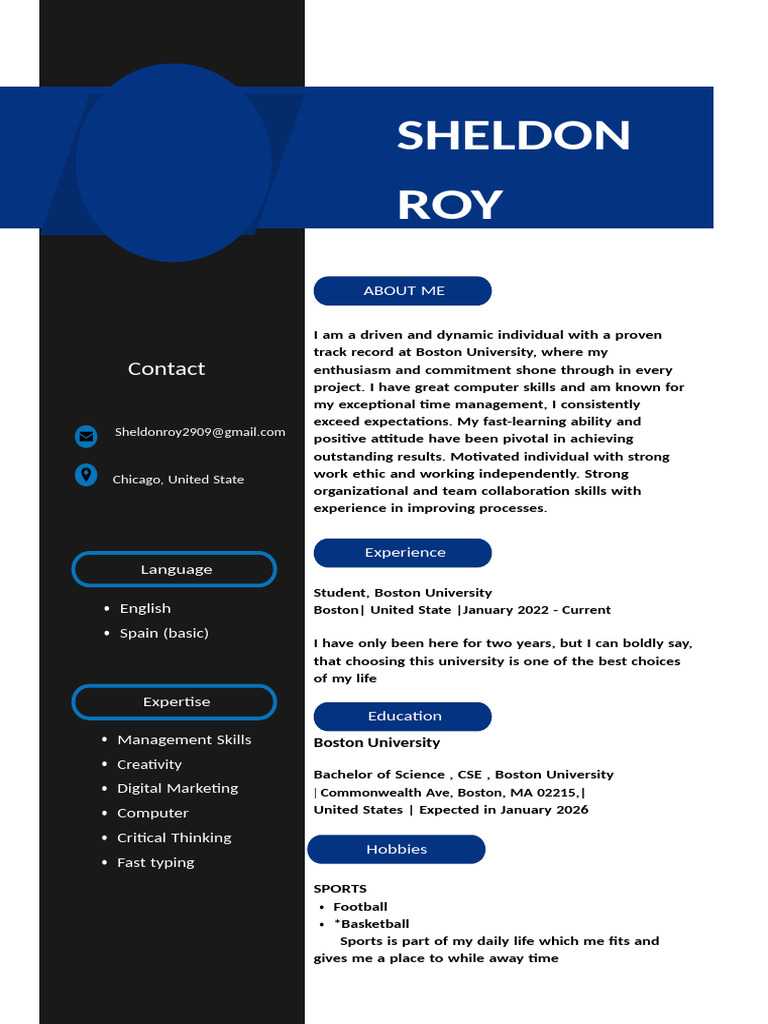 Sheldon Resume | PDF