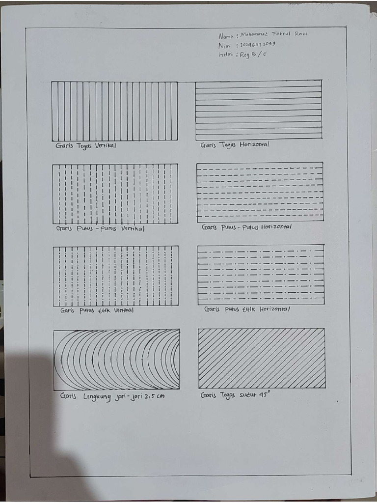Tugas Menggambar Garis Dan Simbol | PDF