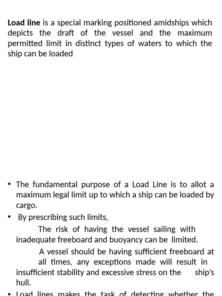 Load lines | PDF | Ships | Door