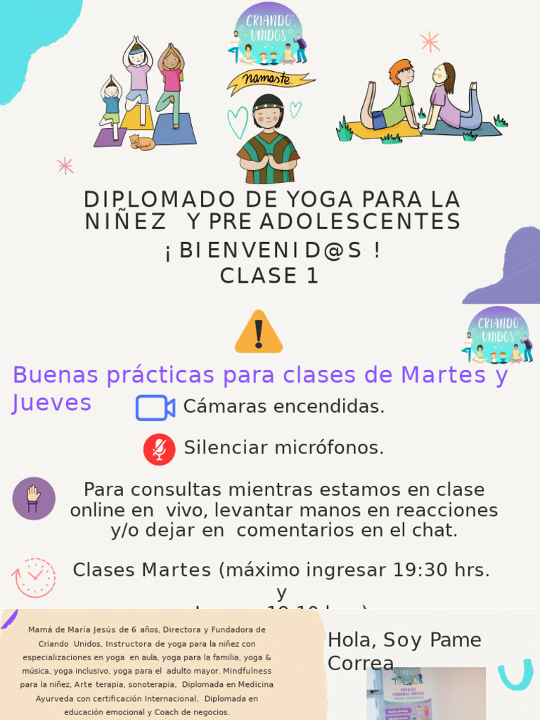 Clase 1 Diplomado Yoga | PDF | Yoga | Divinidad