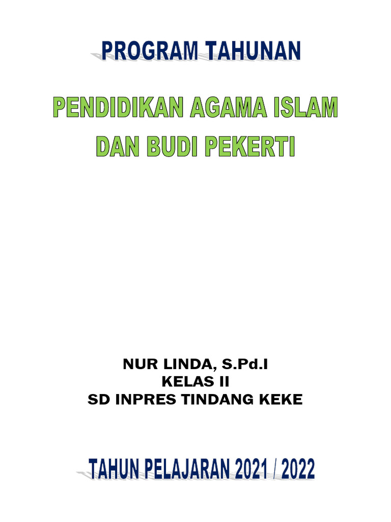 Prota 2021 | PDF | Kajian Bahasa Asing | Agama & Spiritualitas