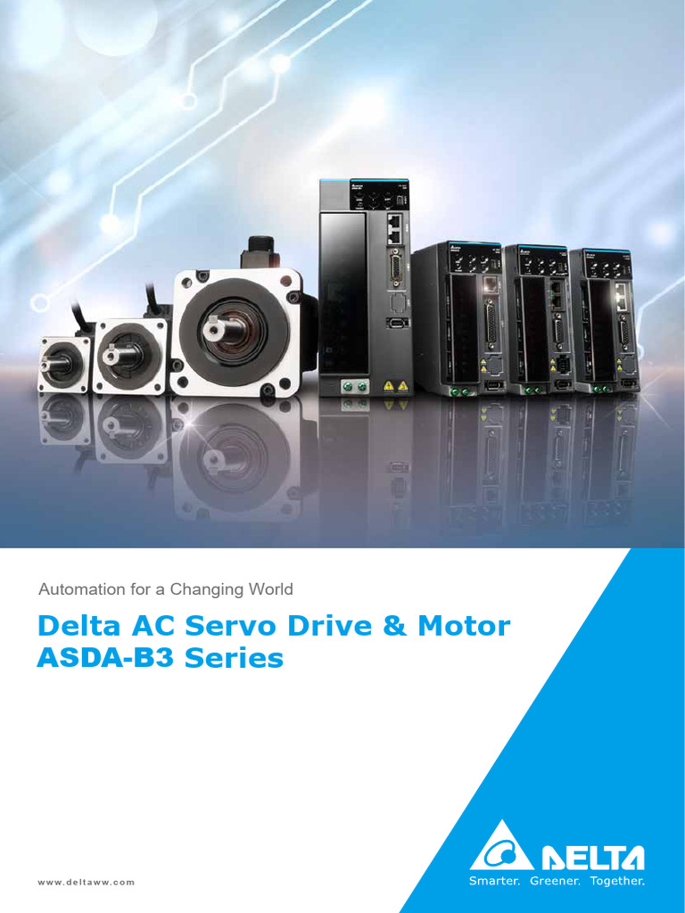 Catalog Servo Delta ASDA-B3 | PDF | Electric Motor | Usb
