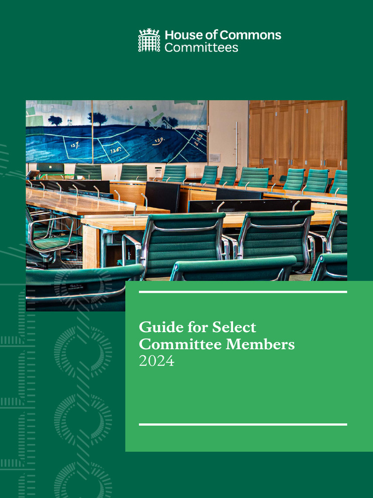 guide-for-select-committee-members-2024 | PDF | House Of Commons Of The ...