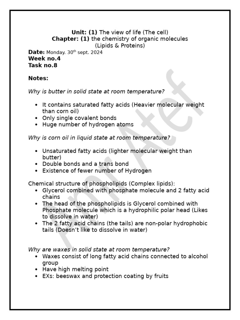 AP - Bio Sheet Week4-Task8 | PDF | Science & Mathematics