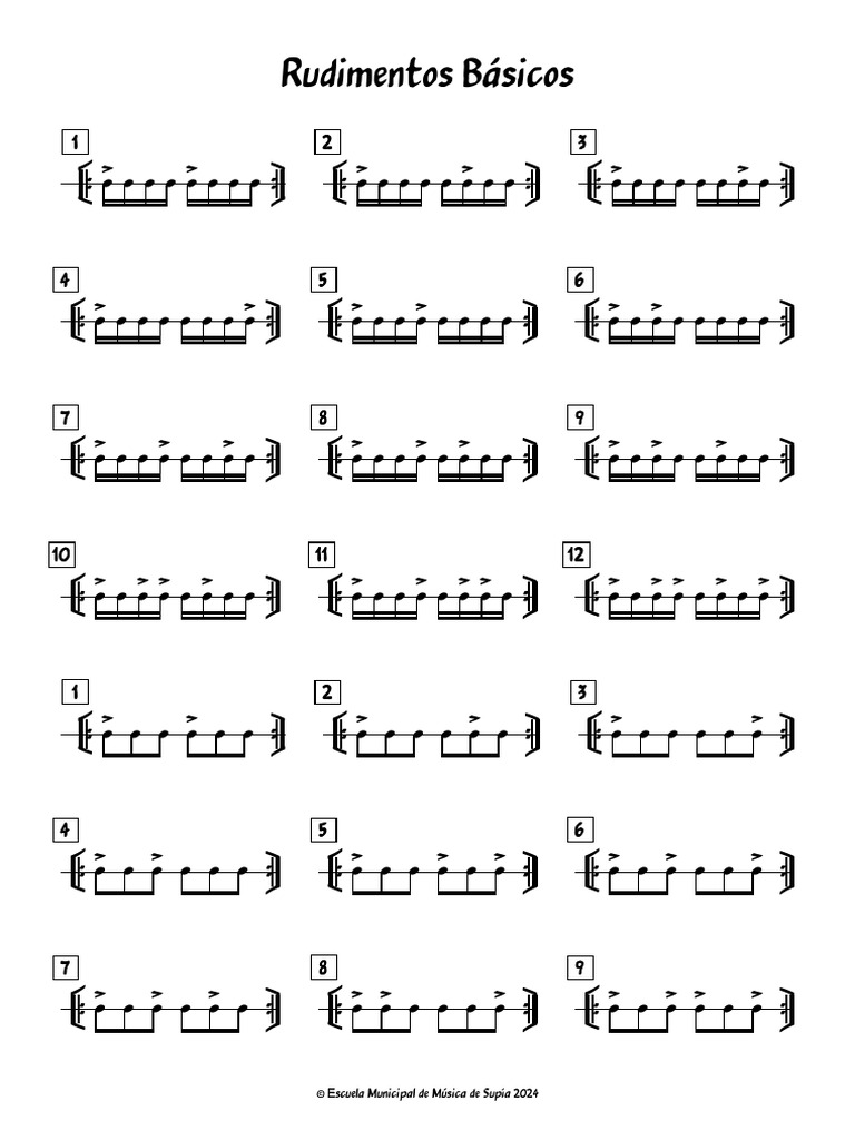 Rudimentos Básicos | PDF