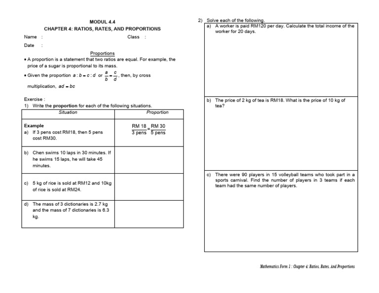 Modul 4.4 Form 1 | PDF