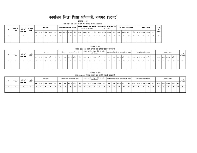 Jati Aay Niwas PDF 2024&25 | PDF